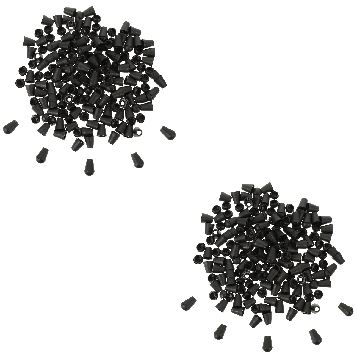 200 Pcs Drawstring Buckle Lanyard Drawstring Rope Ends Clothes Parts ...