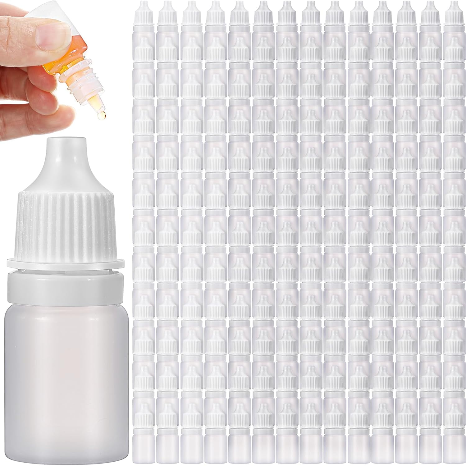 200 Pcs Dropper Bottles Empty Eye Dropper Bottle Small Liquid Plastic ...