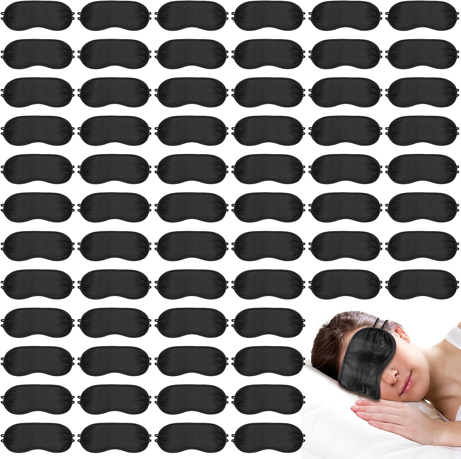 200 Pcs Eye Mask for Sleep Blindfold for Party Games, Sleeping Eye ...