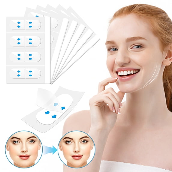 200 Pcs Face Lift Tape Invisible Face Tape Lifting Invisible Instant ...