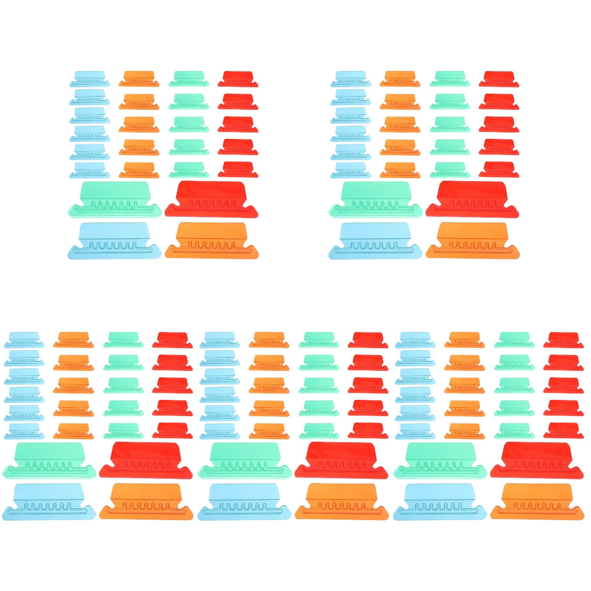 200 Pcs File Folder Tabs File Identification Folder Tabs Detachable File Folder Tabs