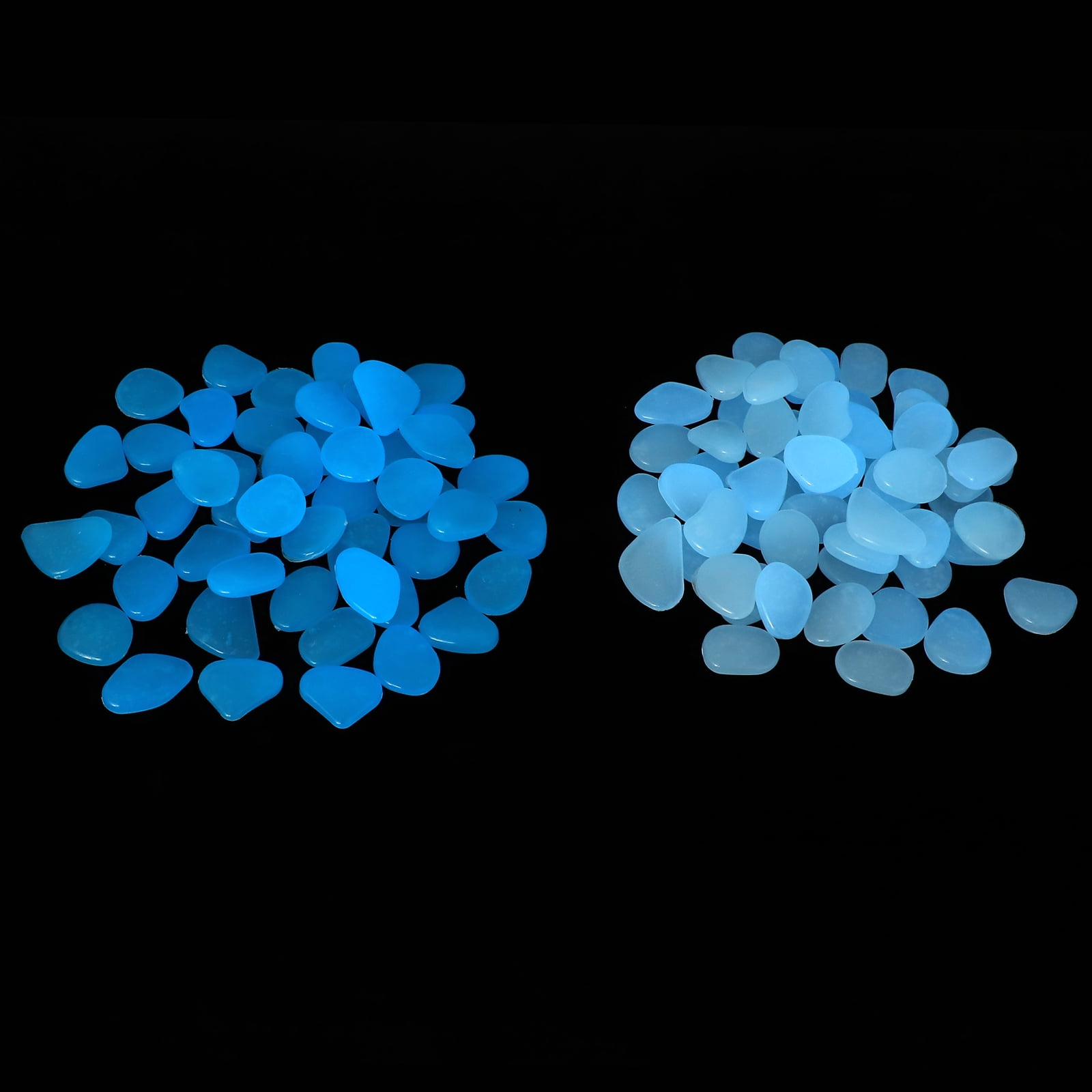 200 Pcs Fish Tank Fluorescent Stone Decor Resin Stones Fish Tank Gravel ...