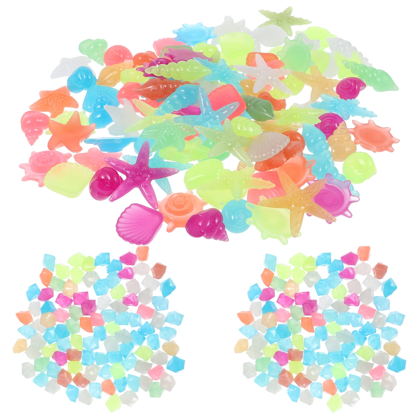 200 Pcs Fish Tank Gravel Aquarium Stones Pebble for Potted Plants Rocks ...