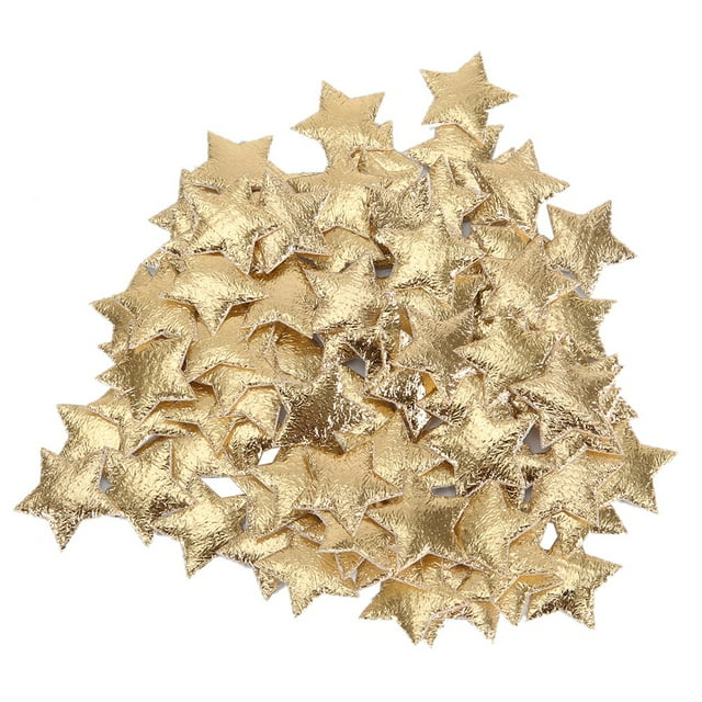 200 Pcs Five-Pointed Star Shiny Non-Woven Sponge Decorative Star ...