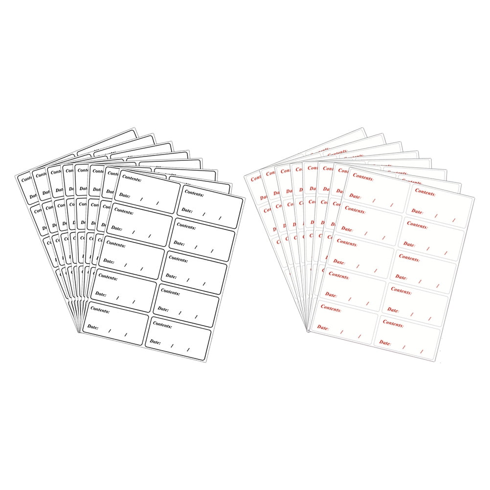 200 Pcs Food Date Stickers Storage Freezer Label Self Adhesive Labels ...