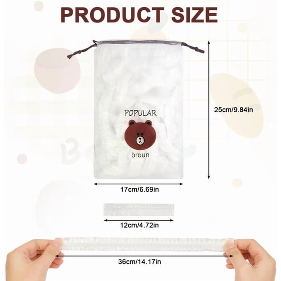 200 Pcs Fresh Keeping Bags, Reusable Elastic Food Storage Covers ...