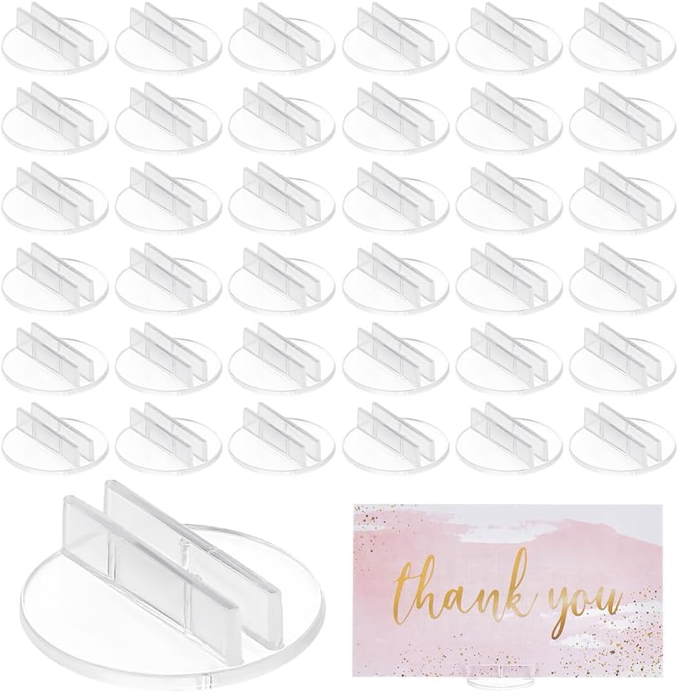 about 200 Pcs Game Card Stands 0.79x0.22 Inch Clear Paper Miniature ...