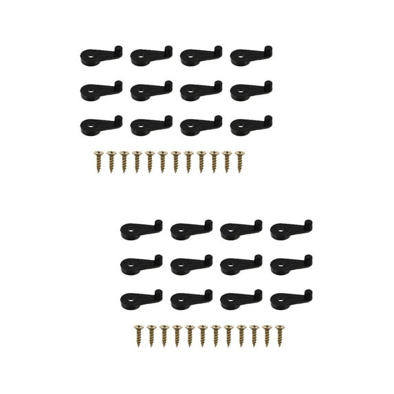 200 Pcs Glass Retainer Clips for Mirror and Cabinet Doors with Screws ...