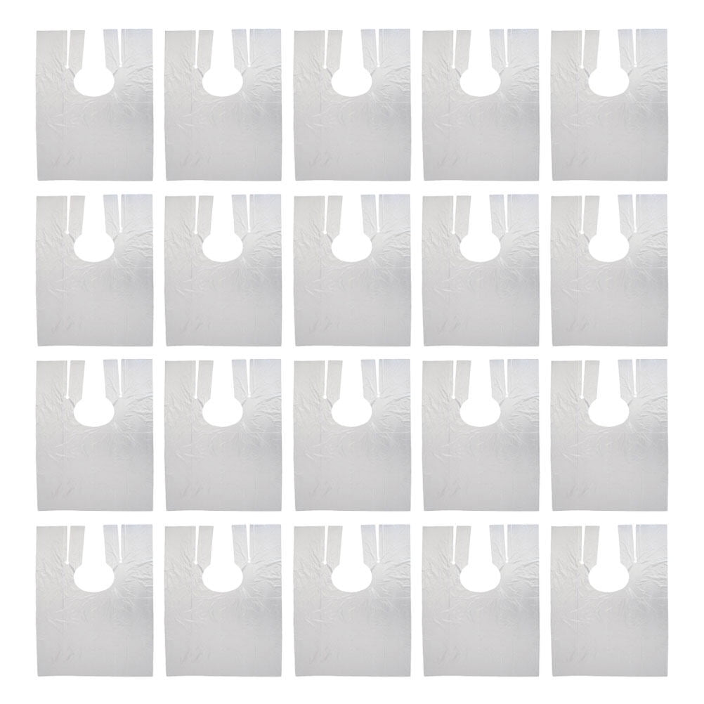 WRITWAA Disposable Hairdressing Cape for Safe Use Transparent PE ...