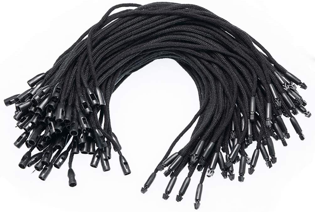 200 Pcs Hang Tag String Nylon Snap Lock Pin Loop Fasteners Security ...