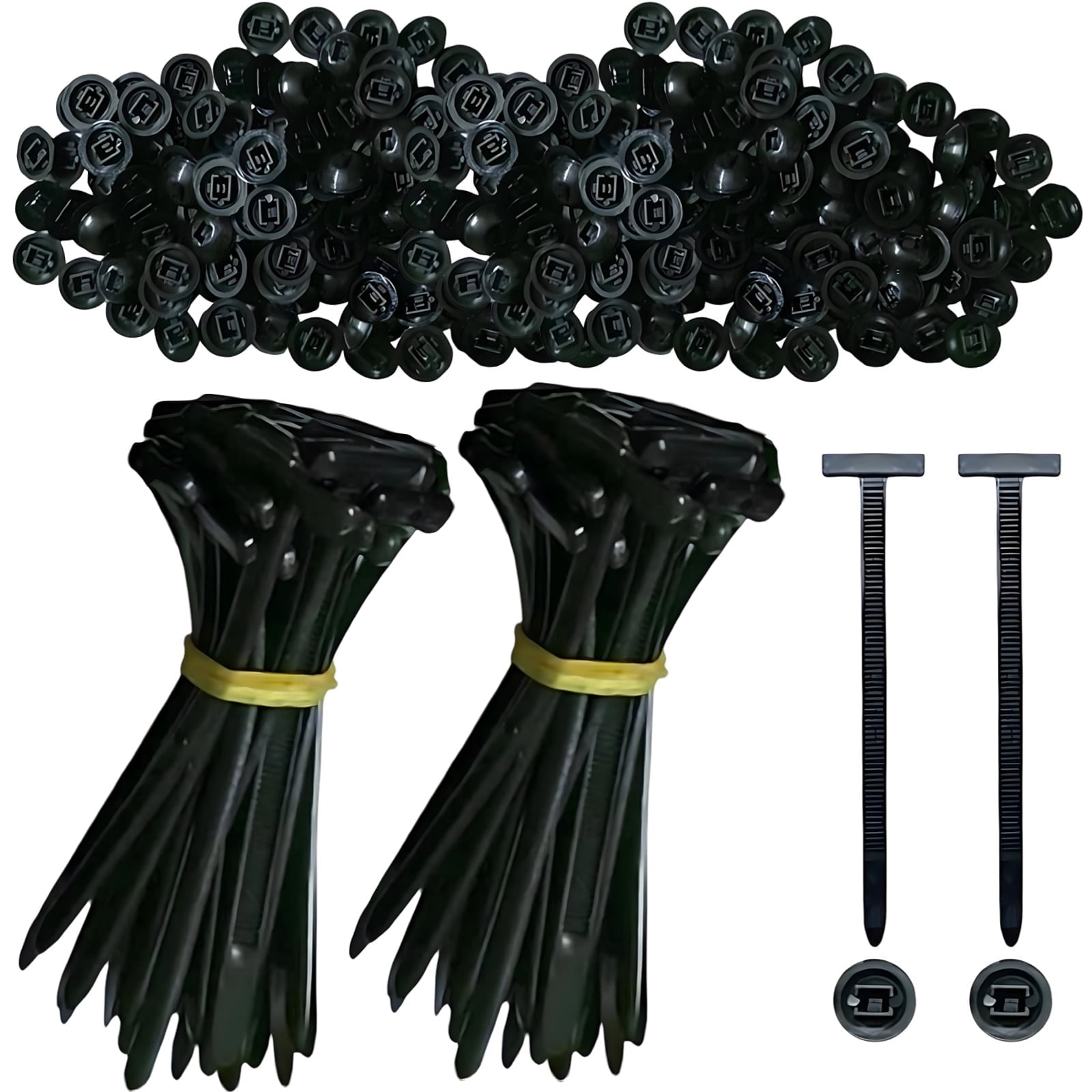 200 Pcs Heavy Duty Self-locking Zip Ties, Universal Nylon Cable Tie ...