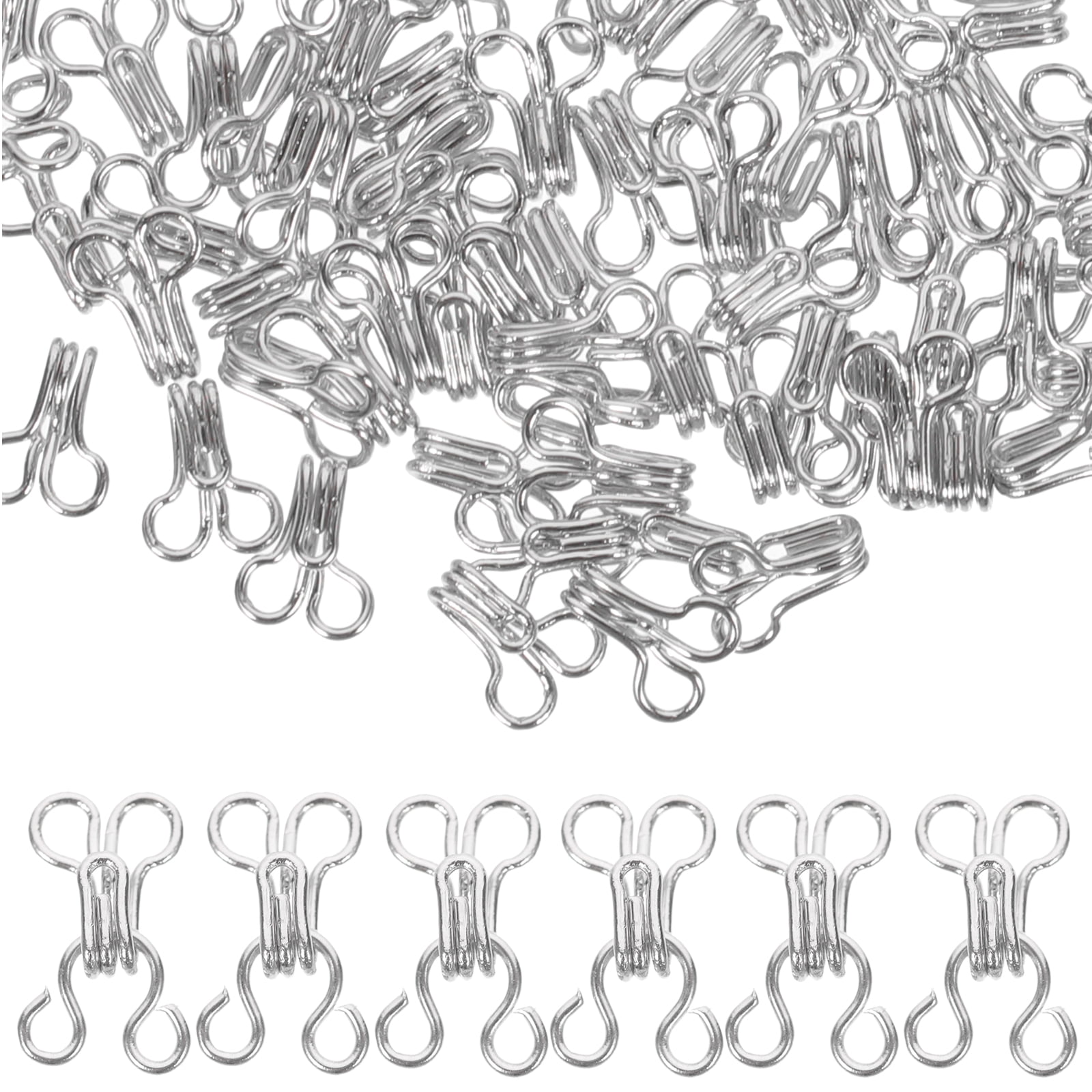 200 Pcs Hook Garments Accessories Clothing Hooks Metal Sewing Supplies ...
