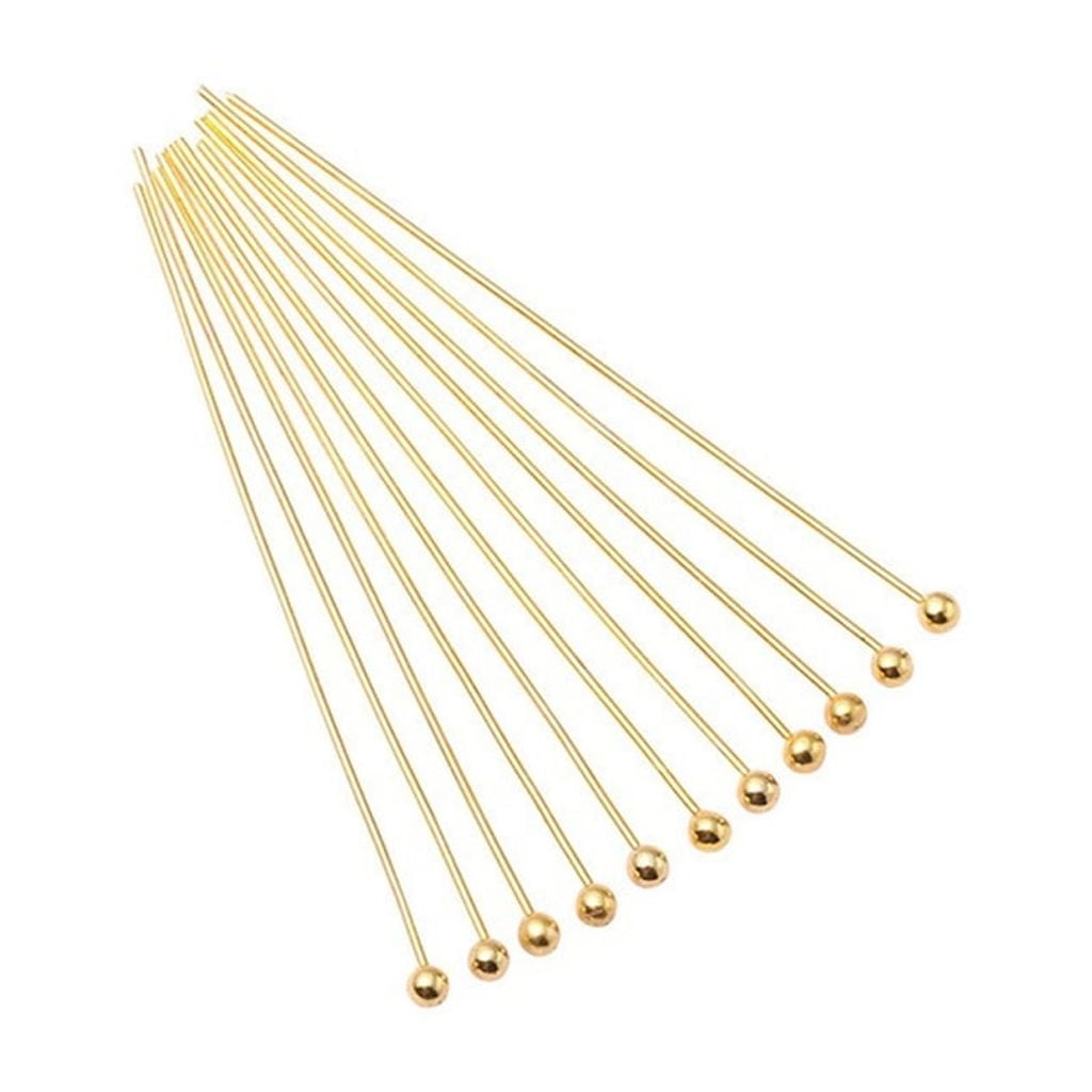 200 Pcs Jewellery Head Pins Easy to Use Metal Ball Head Pins for DIY ...