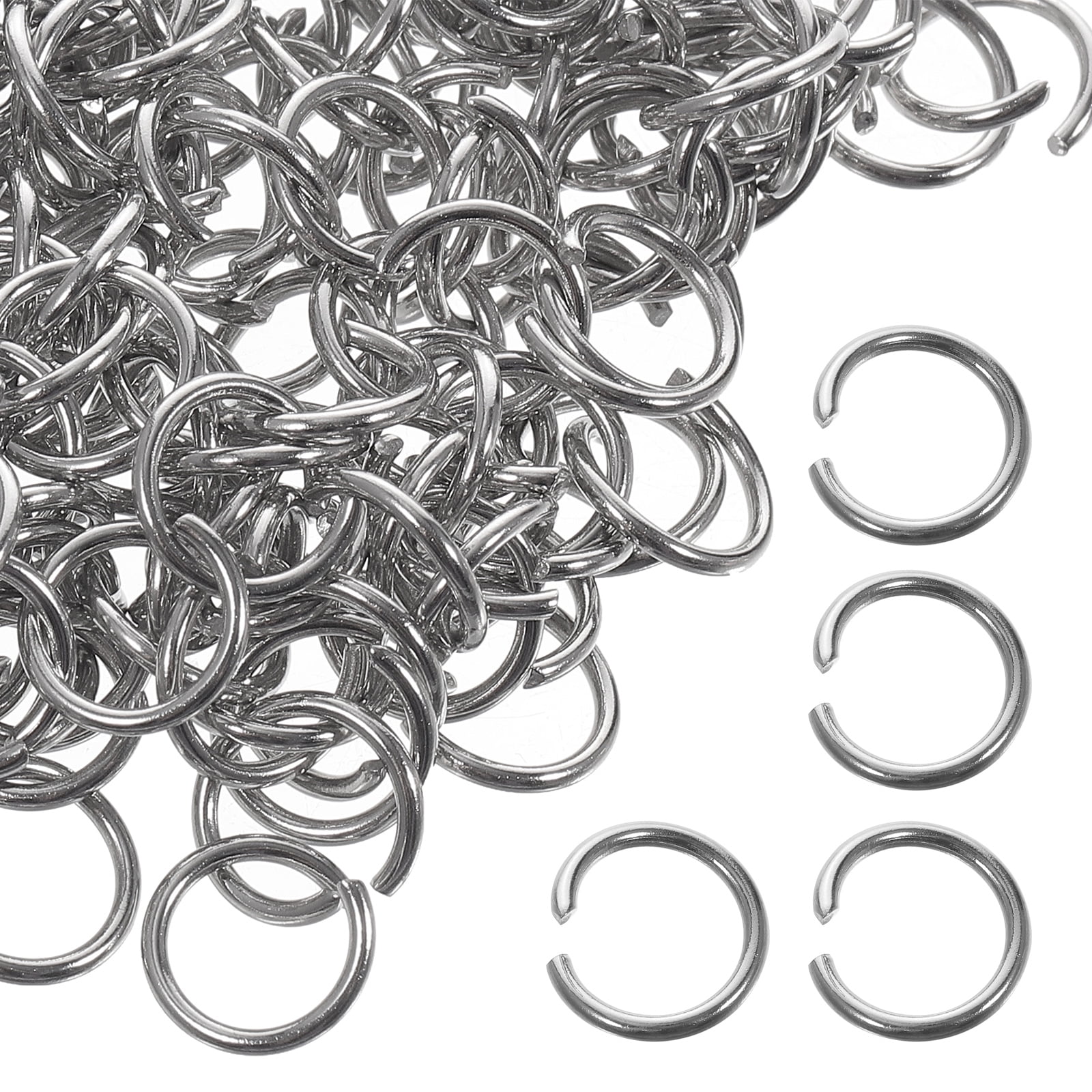 200 Pcs Key Fob Multipurpose Jump Ring Jump Ring Material Bracelet ...