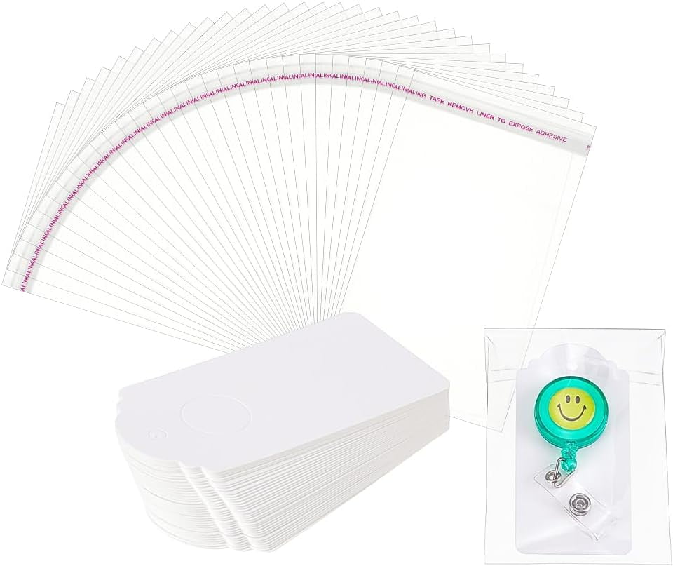 200 Pcs Keychain Display Cards3.94×1.97×0.01inch Keychain Display Cards ...