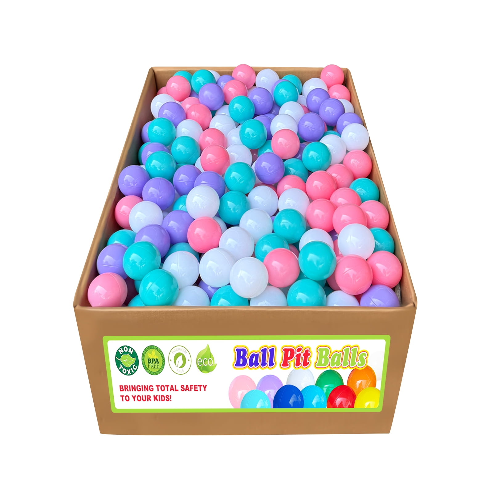 2000 Pcs Kids Ball Pit Balls - 2.2 Inch Non-Toxic & BPA-Free, Sensory ...