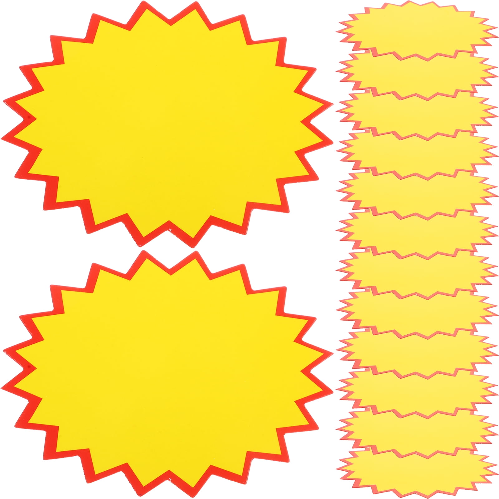 200 Pcs Label Stickers Star Stickers Price Lable Star Burst Signs Sale ...