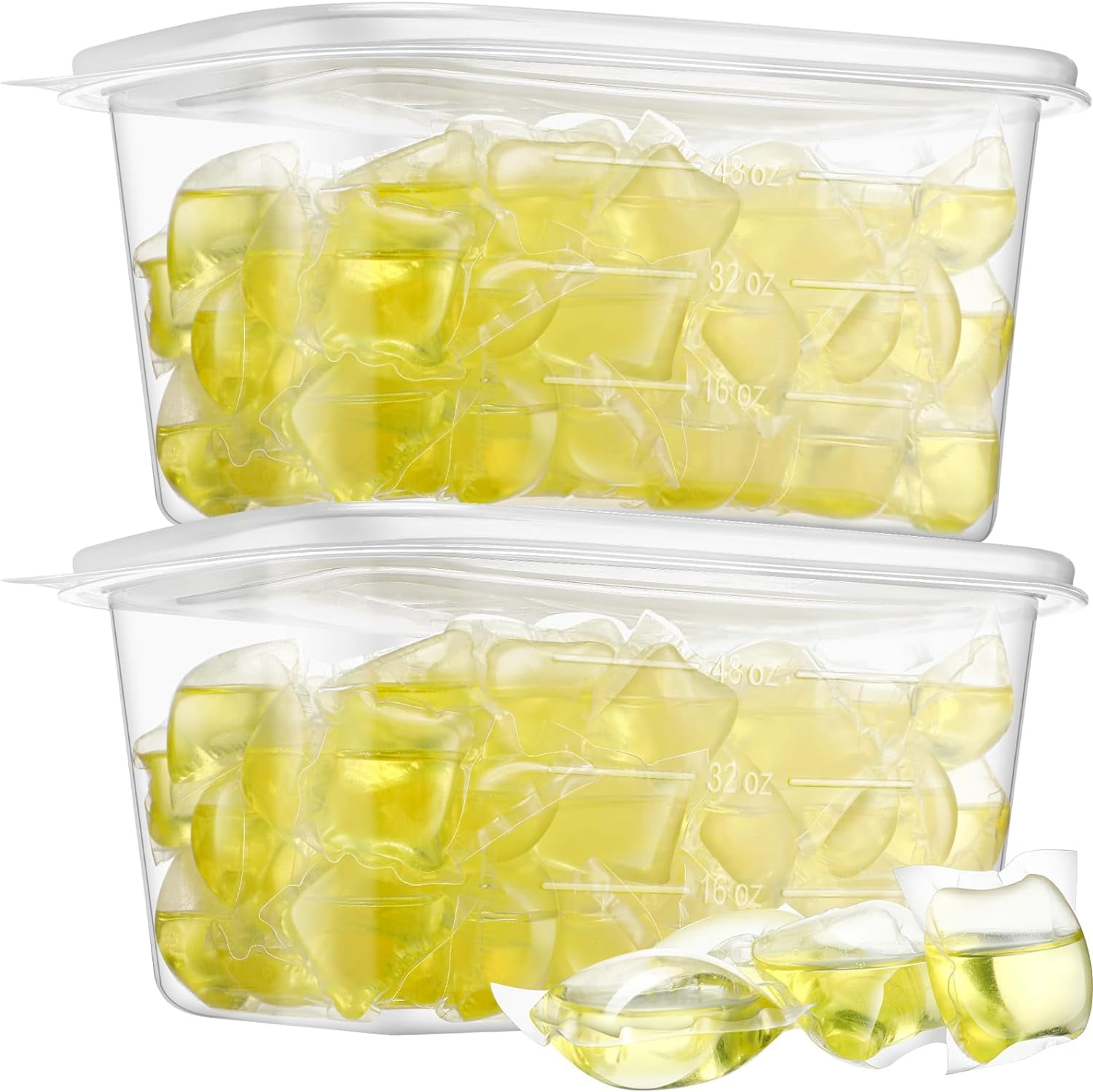 200 Pcs Laundry Detergent Soap Pods Bulk Anti Sensitive Laundry Pods ...