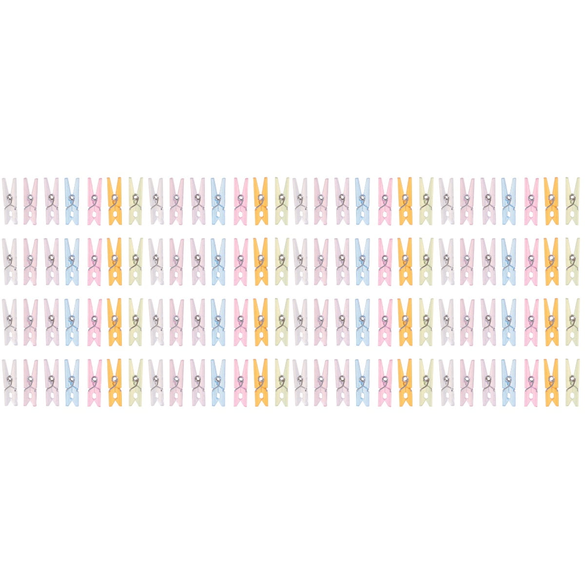 200 Pcs Mini Plastic Craft Clips .5cm Hanging Photo Clips Clothes ...