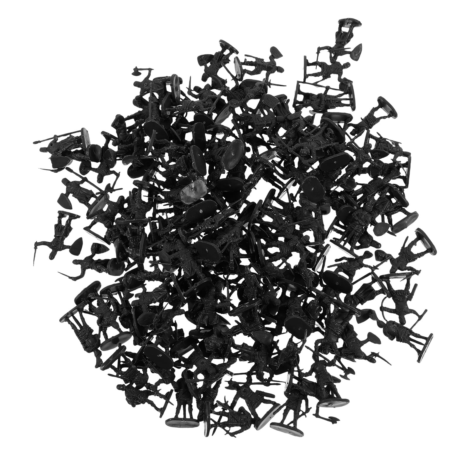 200 Pcs Miniature People Figurines Army Man Plastic Soldiers Sand Tray ...