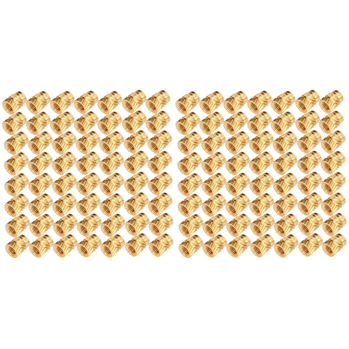 200 Pcs Nuts Thread Threaded Inserts for 3d Printed Parts Knurled ...