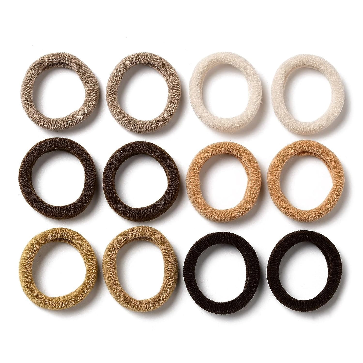 200 Pcs Nylon Elastic Hair Ties Hair Accessories Thick Hair Ties Thick ...