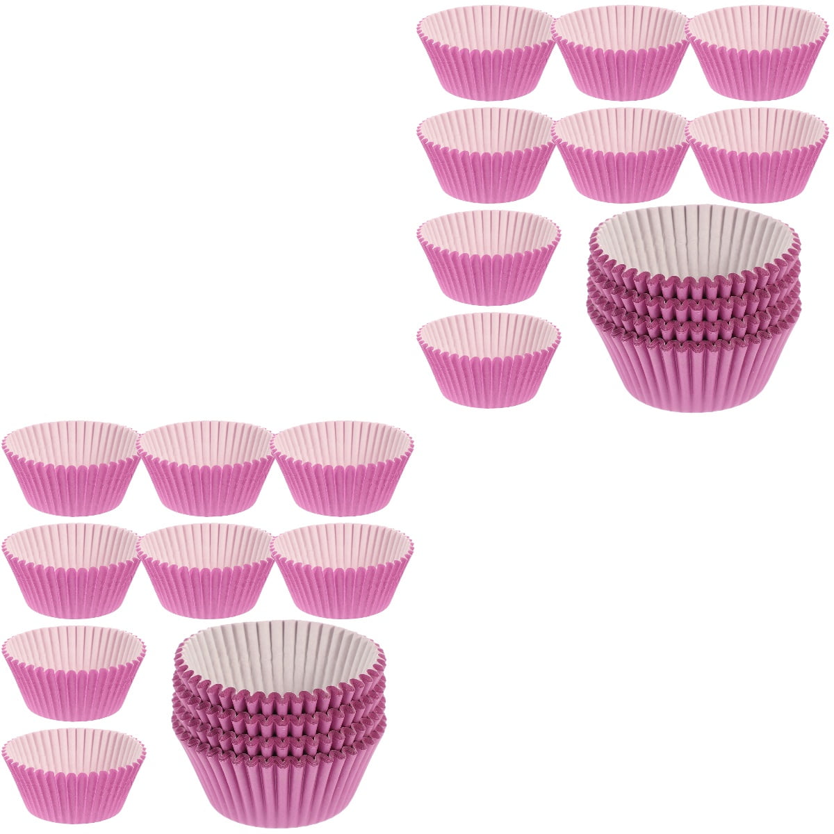 200 Pcs Oil Paper Cup Set Packing Paper Paper Cups Baking Cups Mini ...