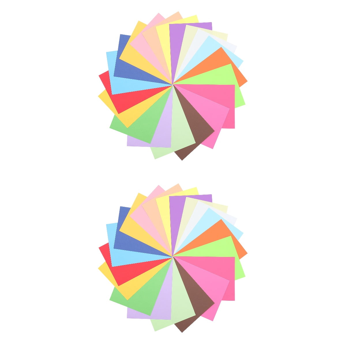 200 Pcs Origami DIY Paper Coloured Card Handicraft Folding Child ...