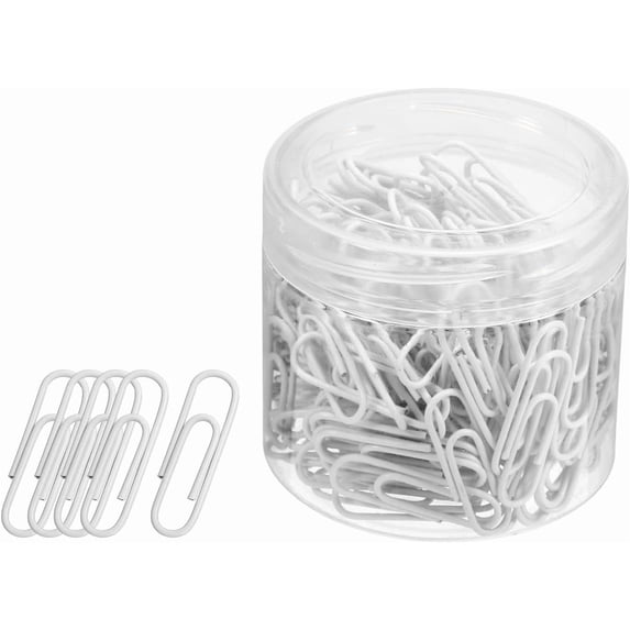 200 Pcs Paper Clips, Office Clips Smooth Surface with Box | Keep Desk ...