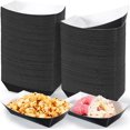 200 Pcs Paper Food Boats, 3 LB Disposable Nacho Trays, Heavy Duty Food ...