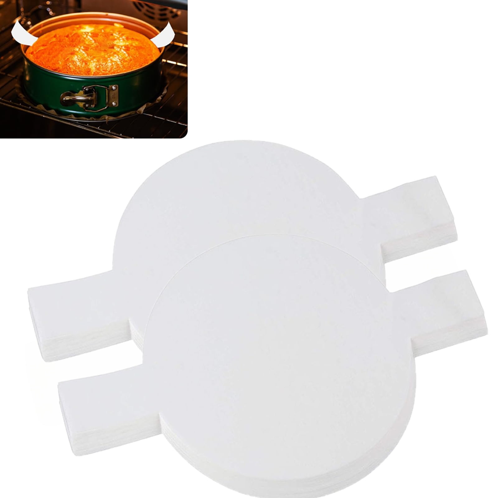 200 Pcs Parchment Paper Round Parchment Paper Sheets for Baking, 8 ...