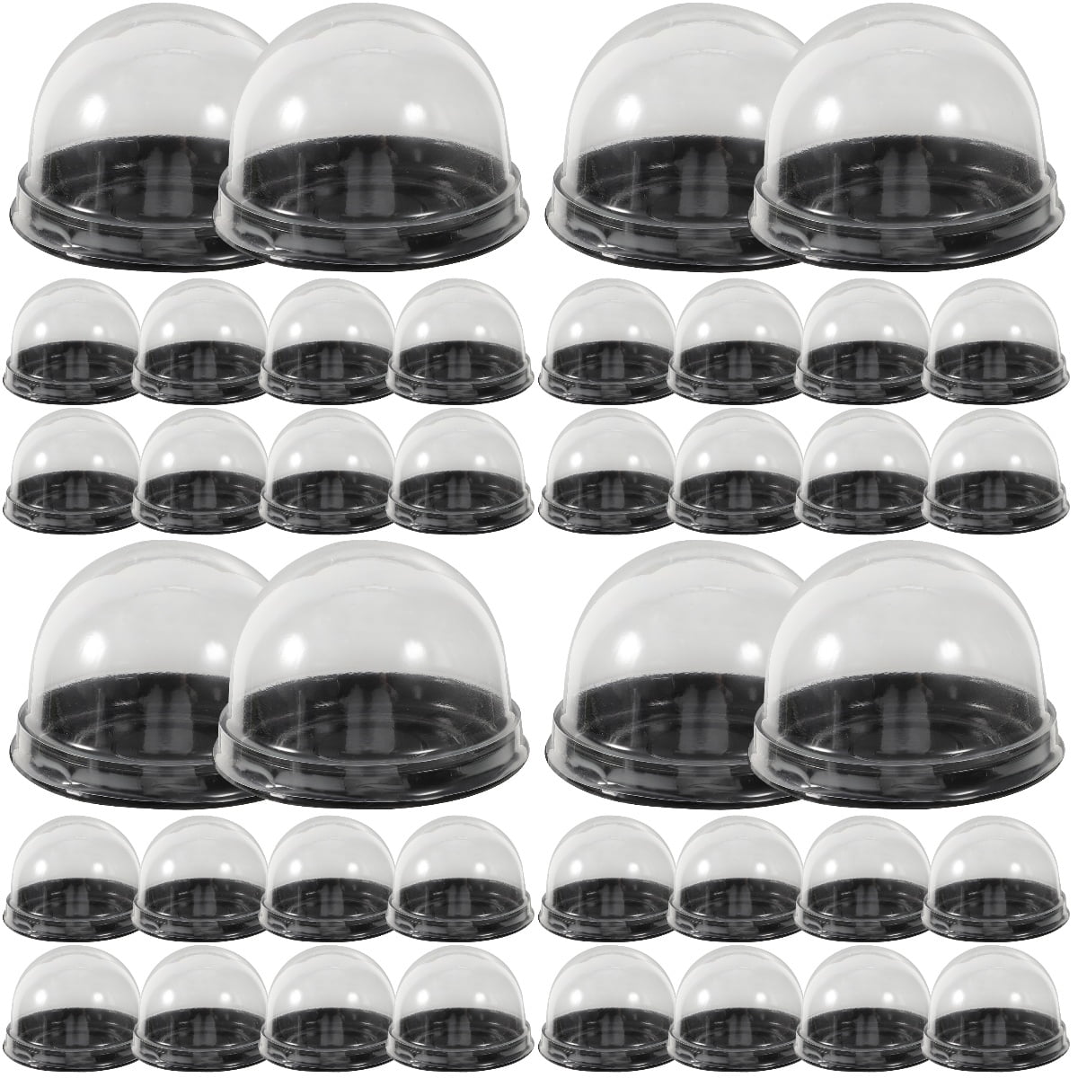 200 Pcs Pastry Packaging Box Single Cupcake Boxes Bakery Muffin Egg ...