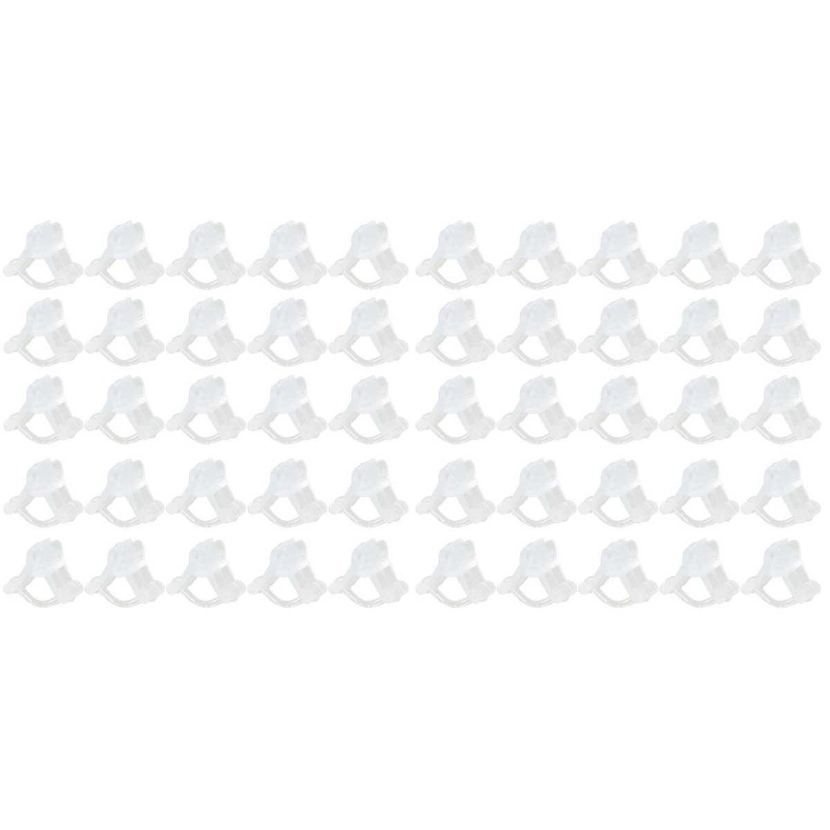 TABLZONE Plant Flower Grafting Clips White Plastic Garden Support Tools ...