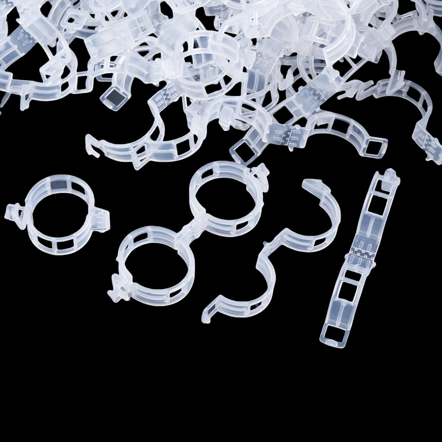 200 Pcs Plant Support Clips,Plastic Clips for Securing Plants,Tomato ...