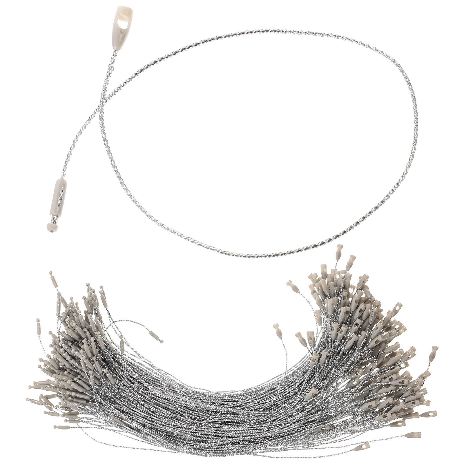 200 Pcs Purl Plastic Lightweight Tag Rope Simple String Clothing Price ...