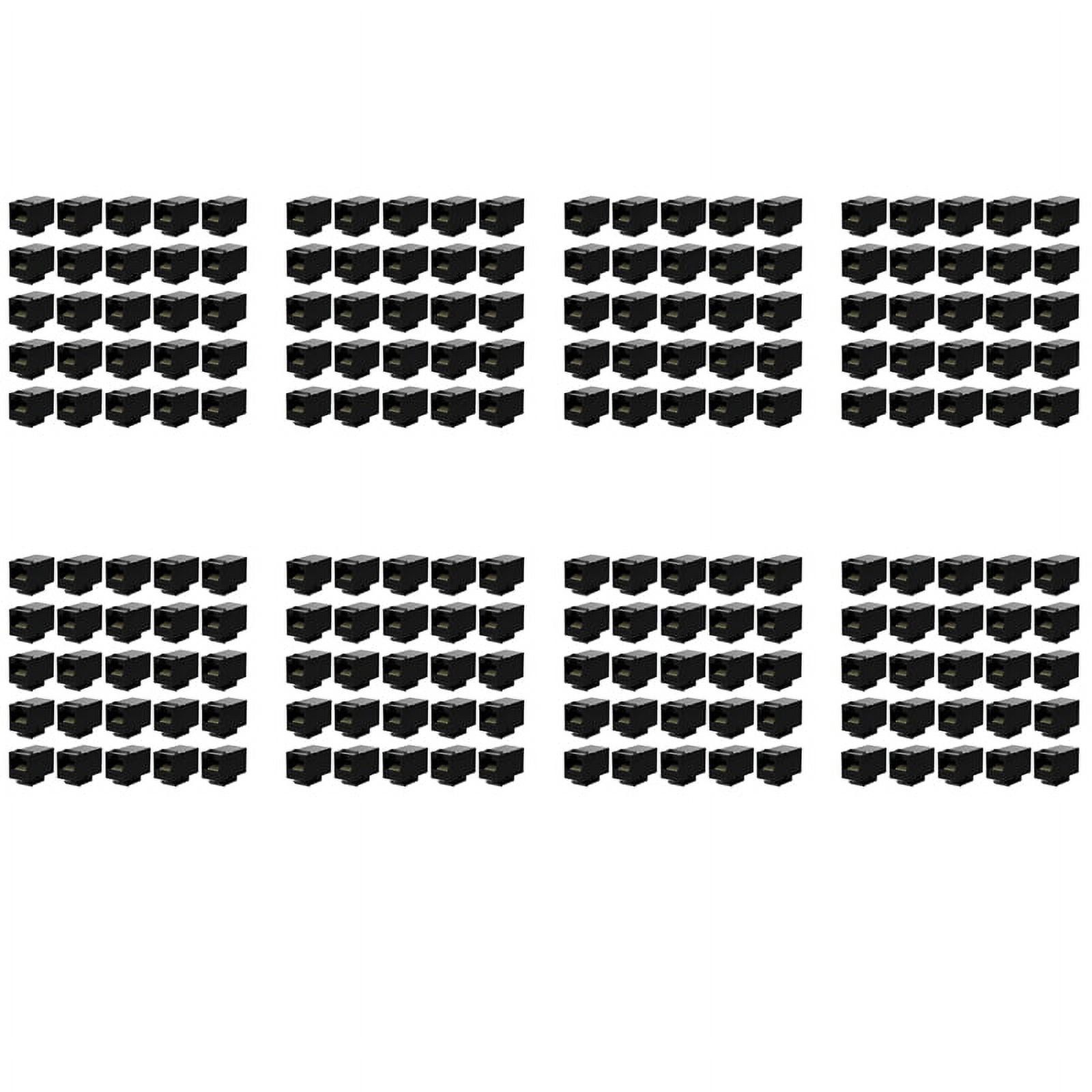 200 Pcs Rj45 Coupler Cat6 Jacks Inline Coupler Female to Female Insert ...