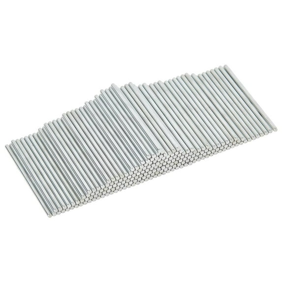 200 Pcs Round Axles Shaft Rod 50x2mm Iron Drive Rod Shaft Straight Iron Round Shaft Rod Bars ...