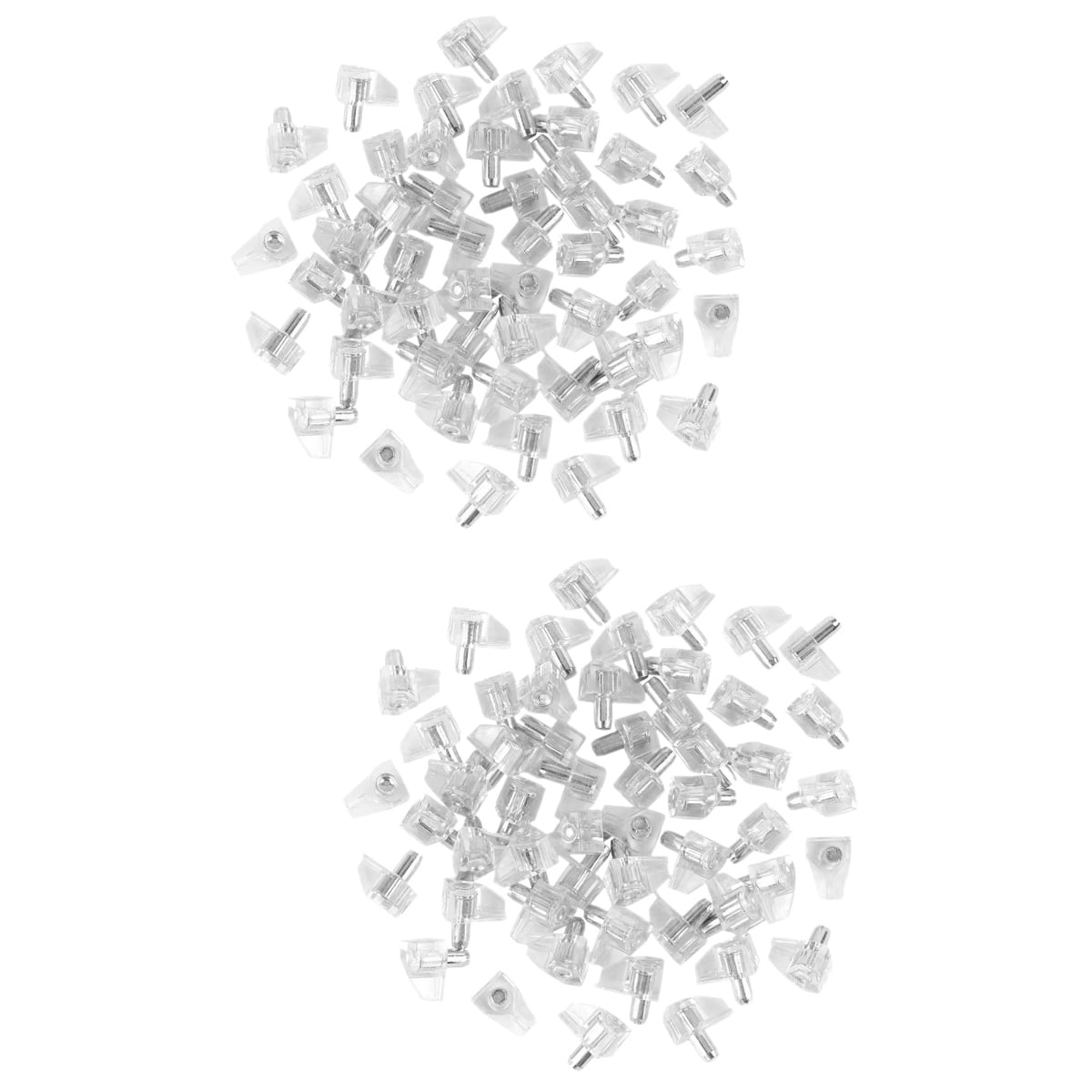 200 Pcs Shelf Support Nails Pegs and Pins for Shelves Cabinet Clear ...