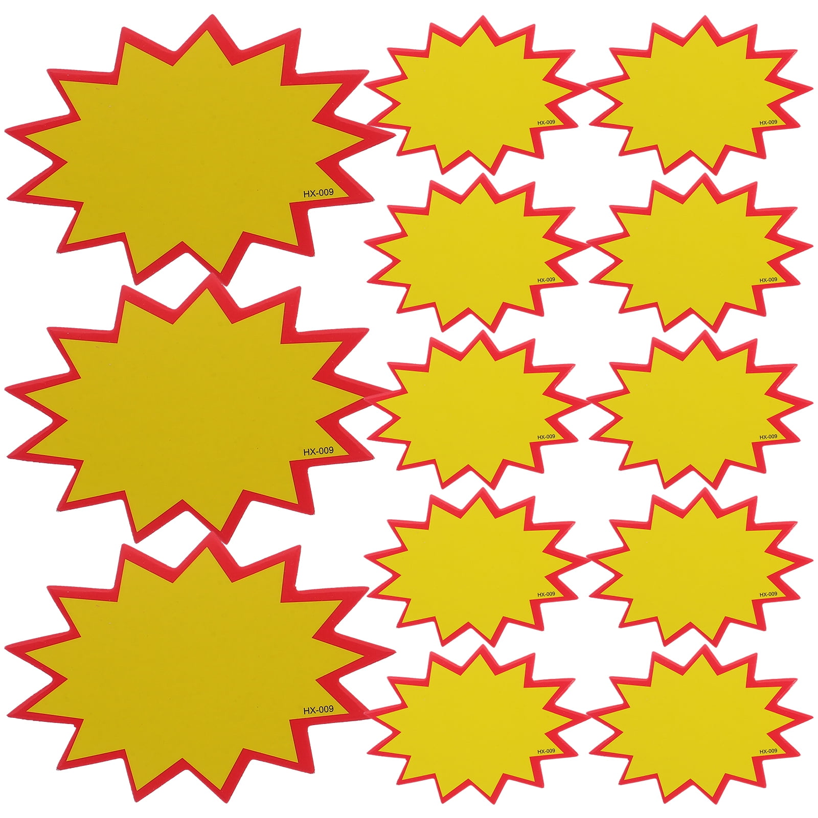 200 Pcs Sign Sturdy Erase Tag Price Burst Signs Stickers Explosion ...