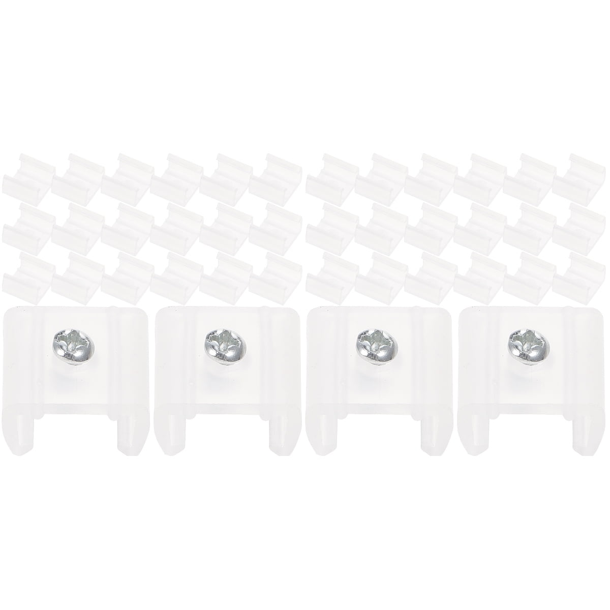 CIMAXIC White Silicone LED Bracket, One Side Fixing, Holders, 200Pcs ...