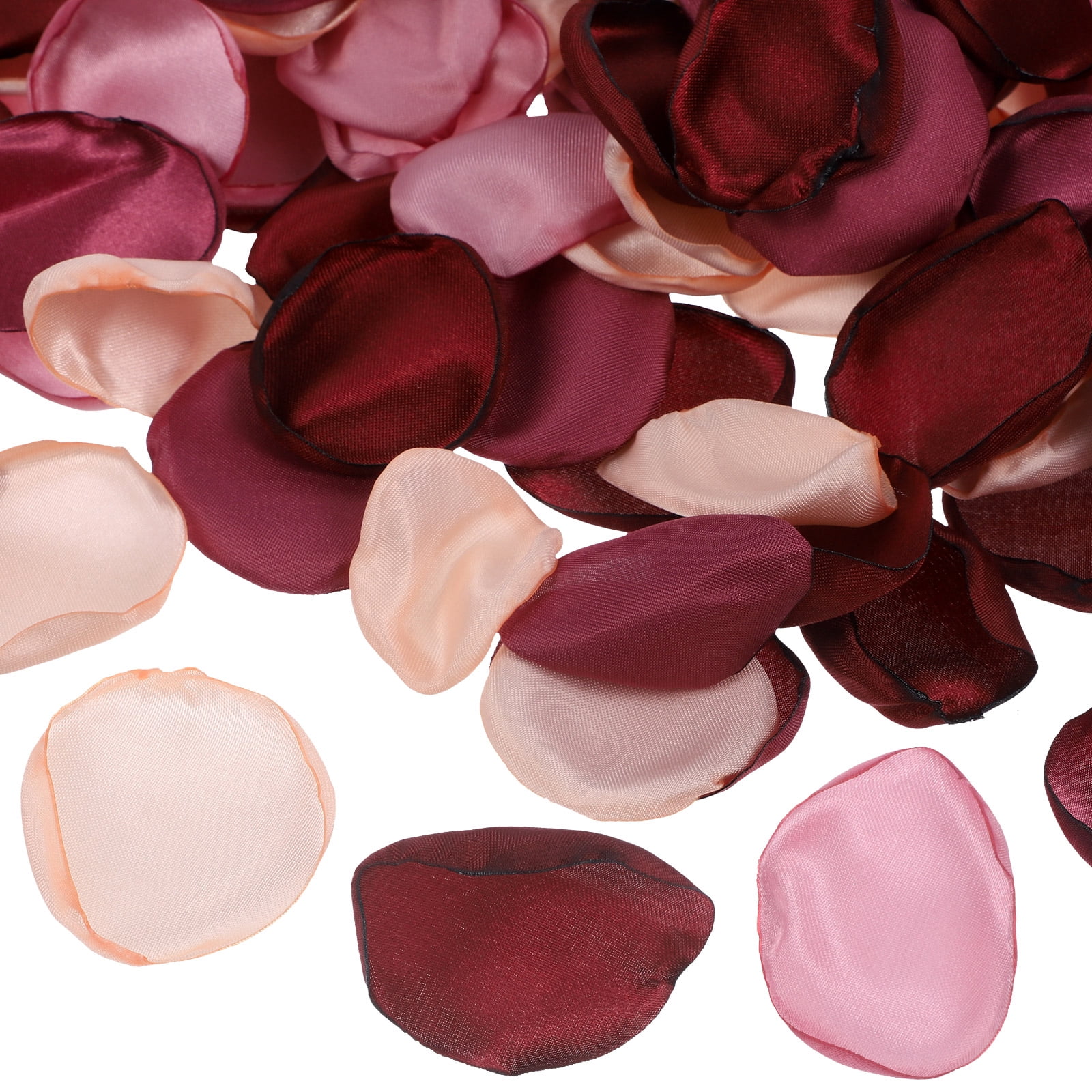HOMEMAXS Silk Rose Petals for Decoration Assorted Color Artificial ...