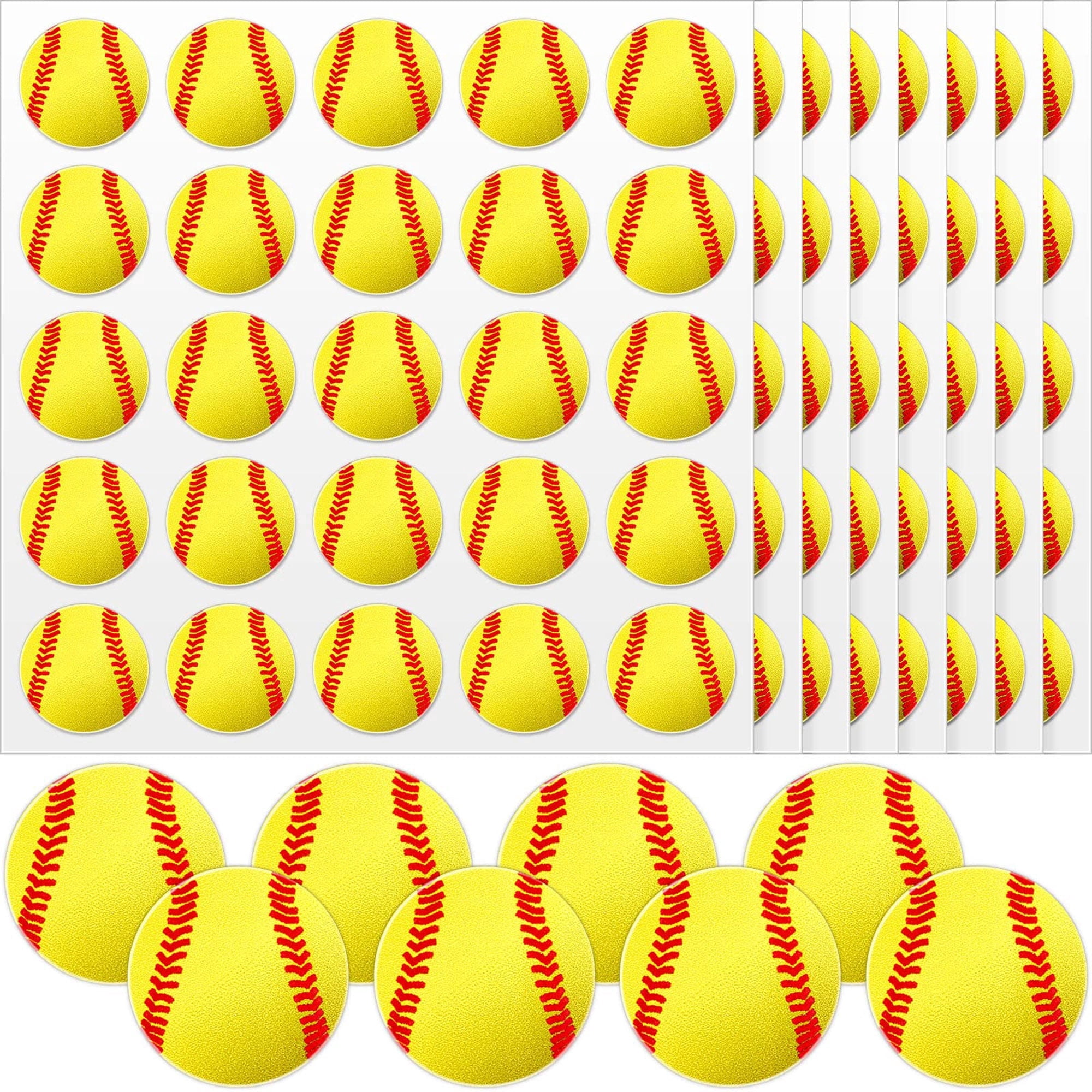 200 Pcs Softball Stickers, Waterproof Helmet Decals for Baseball ...