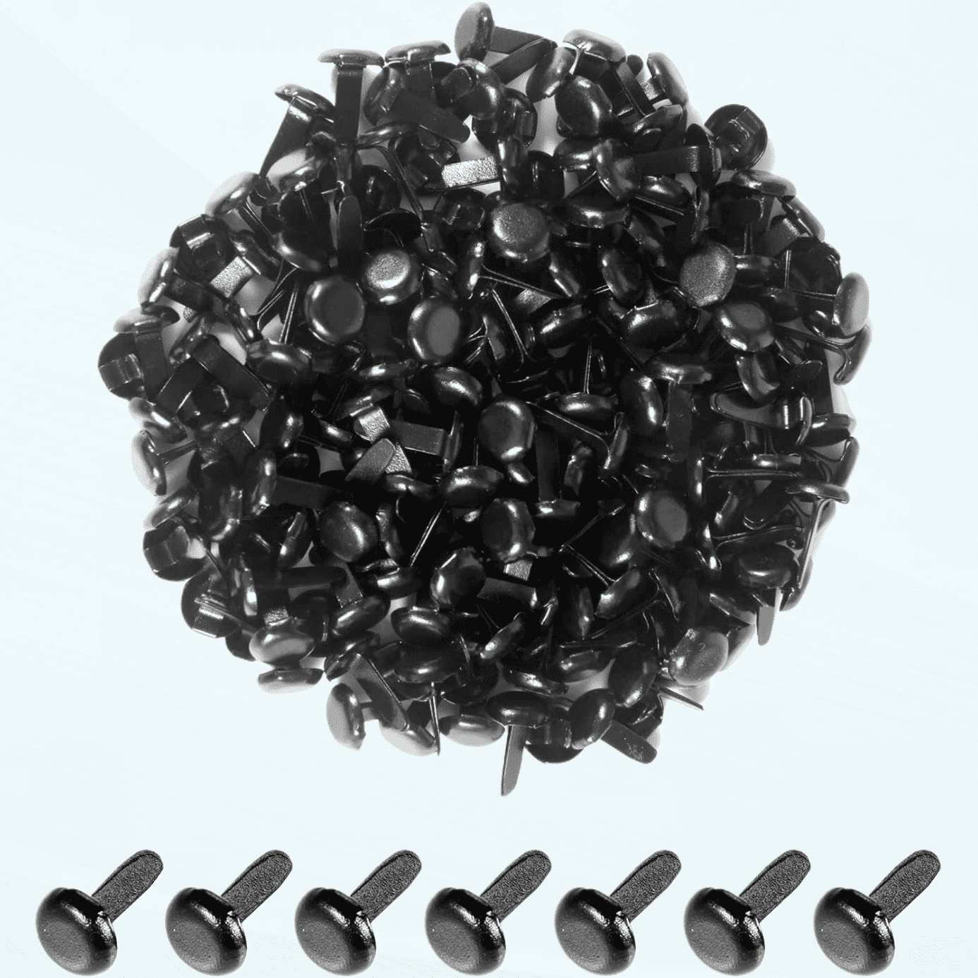 200 Pcs Split Pins Pastel Metal Brad Fasteners Mini Brads, Round Brads ...