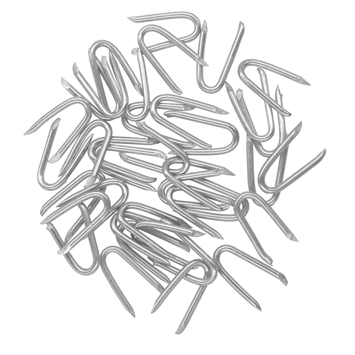 200 Pcs Steel Wire Fencing Staples ,U-Shaped Fasteners Nails for Mesh ...