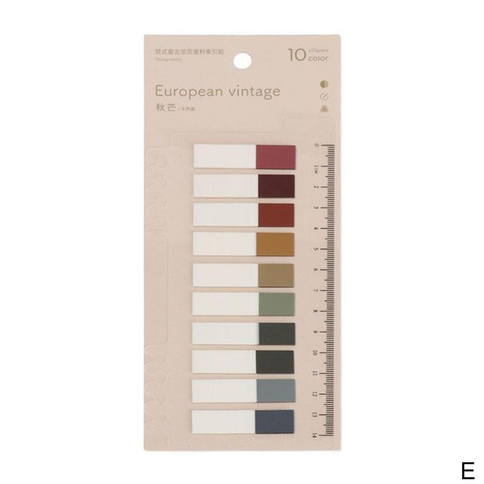 200 Pcs Sticky Tabs Page Markers Sticky Notes Writable and ...