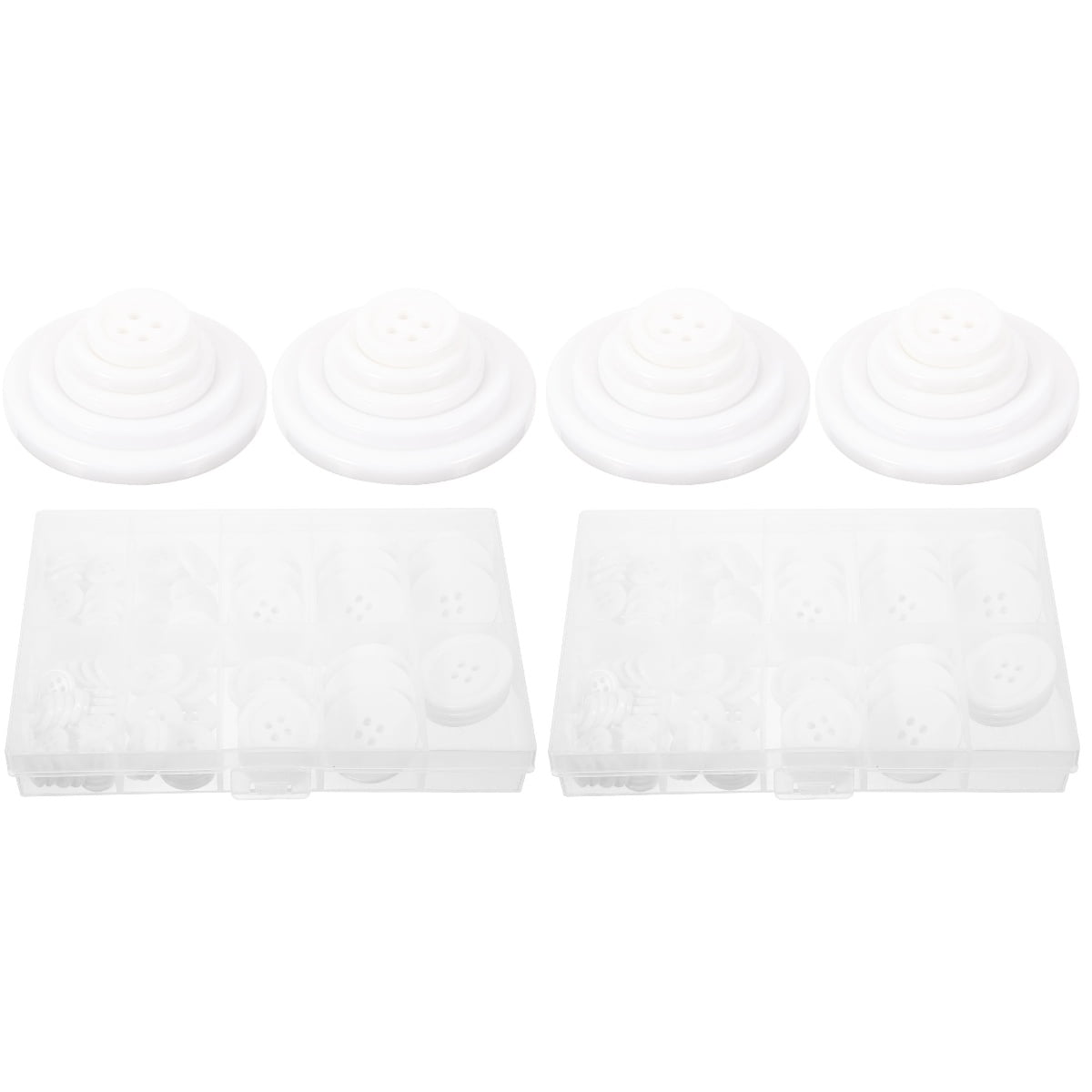 200 Pcs Suit Buttons Shirt Buttons Sewing Buttons for Clothing Coat ...
