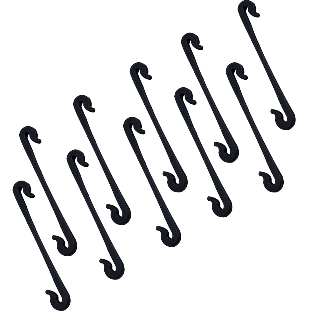200 Pcs Tie up Plant Clips for Climbing Plants Ties Wire Black ...