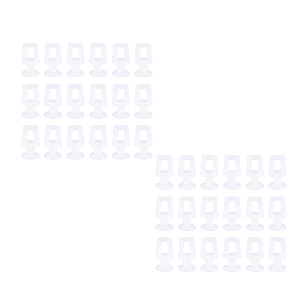 200 Pcs Track System Plastic Pulley Curtain Lightweight Roller ...