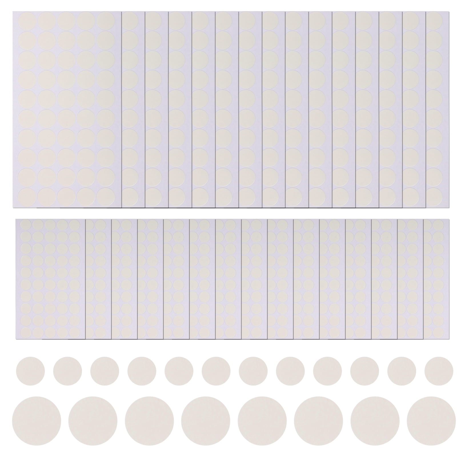 200 Pcs Transparent Round Stickers, Nano Tape Dots, Small Heavy Duty ...