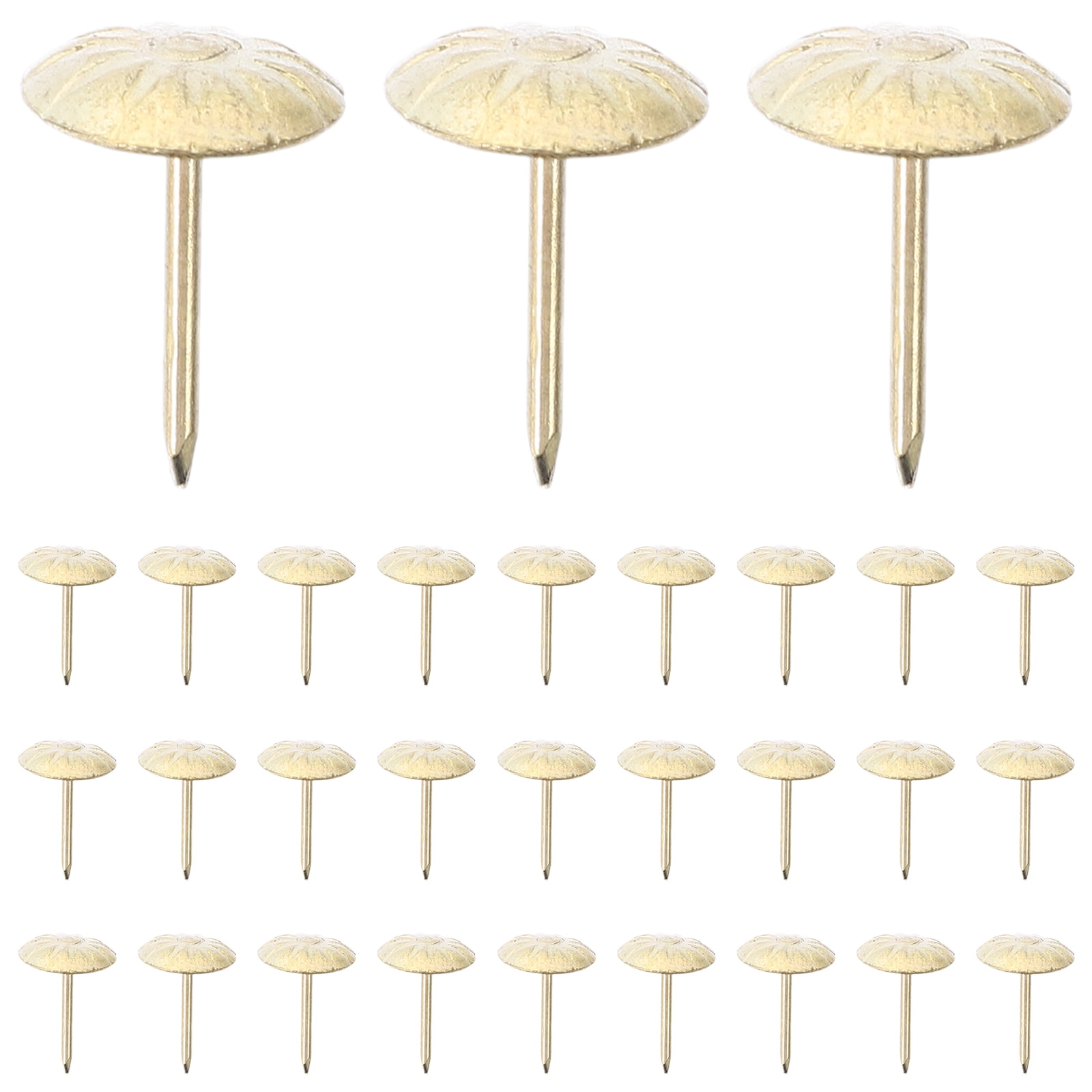 200 Pcs Upholstery Tacks for Door Furniture Feet Chrysanthemum Bubble ...